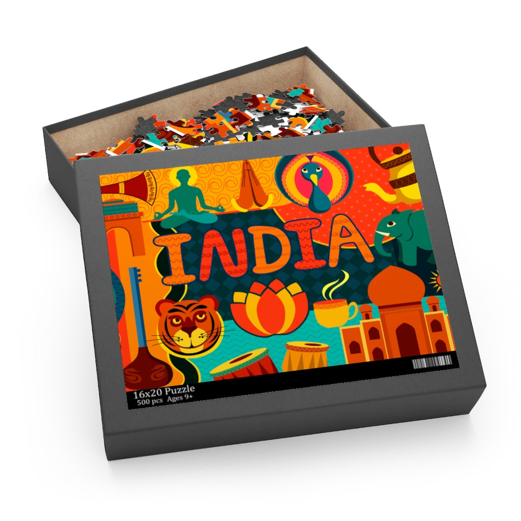 Rich cultural heritage of india - jigsaw puzzle