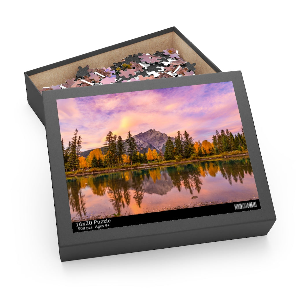 Banff national park - bow river - canadian rockies - jigsaw puzzle